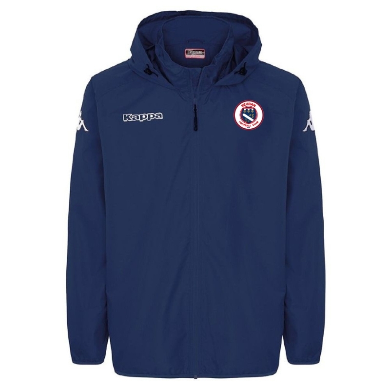 Coupe-vent Kappa Bleu Marine pour Homme - Sevran FC | EKINSPORT