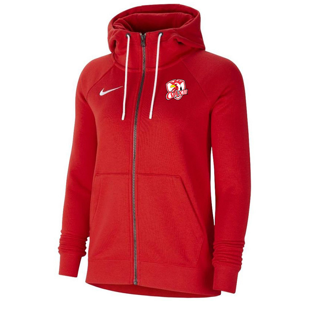 Sweat zippé à capuche Rouge pour Femme - CVA XIII | EKINSPORT