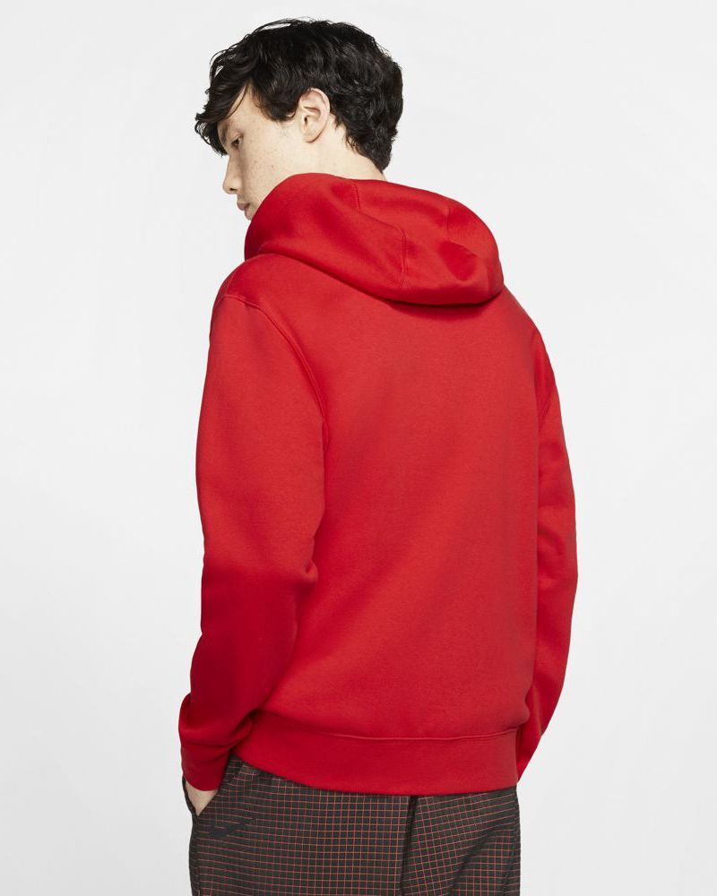 Sudadera con Cremallera Nike Sportswear Club Fleece para Hombre - BV2645-657 - Roja | EKINSPORT