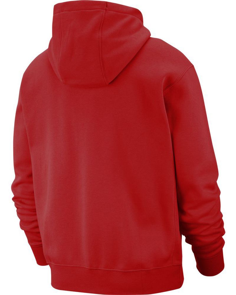 Sudadera con Cremallera Nike Sportswear Club Fleece para Hombre - BV2645-657 - Roja | EKINSPORT
