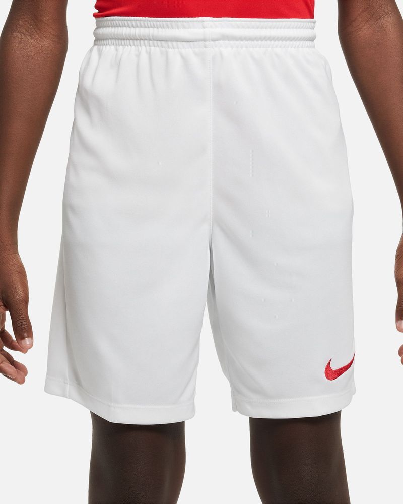 Short Nike Park III pour Enfant - BV6865-103 - Blanc & Rouge | EKINSPORT