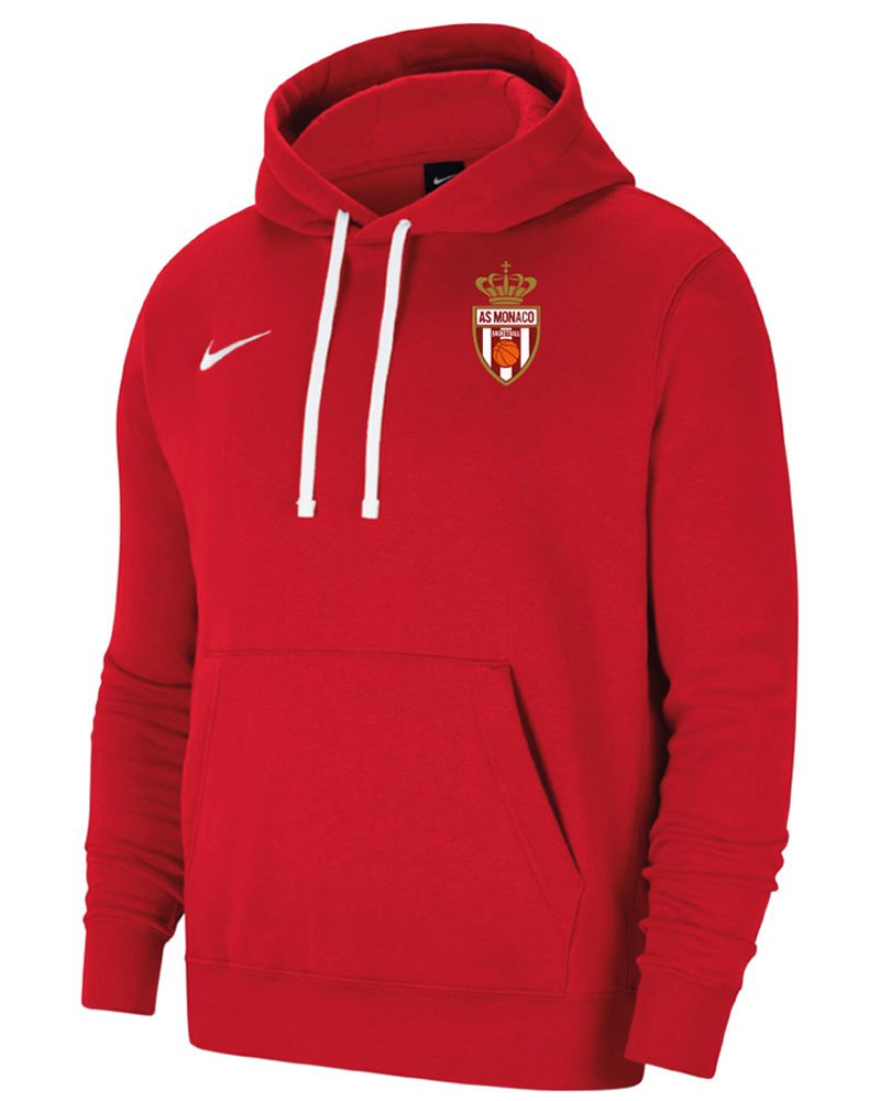 Sweat à capuche Rouge pour Homme - AS Monaco Basketball | EKINSPORT