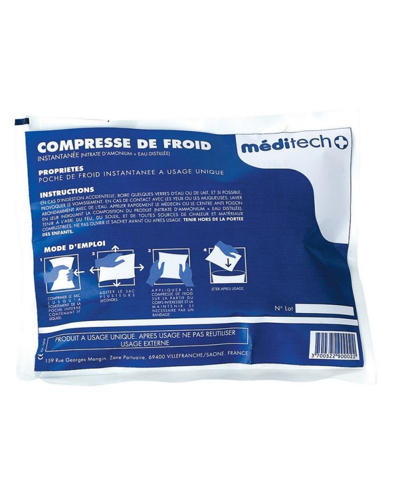 Lot de 12 compresses de froid | EKINSPORT