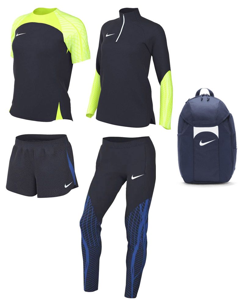 Kit Nike Strike 23 for Female. Track suit + Jersey + Shorts + Bag ...