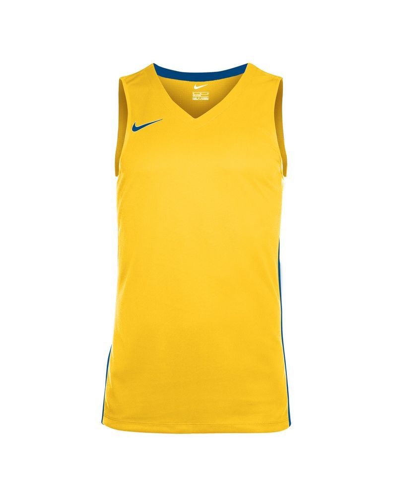 Maillot de Basket-ball Nike Team Jaune & Bleu Royal pour Enfant ...