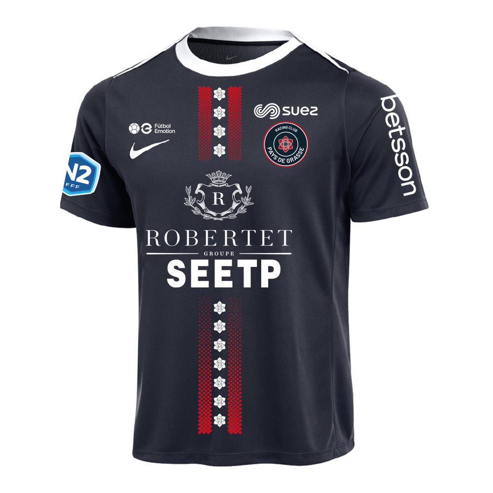 Maillot Nike Bleu Marine pour Homme - RC Pays de Grasse | EKINSPORT