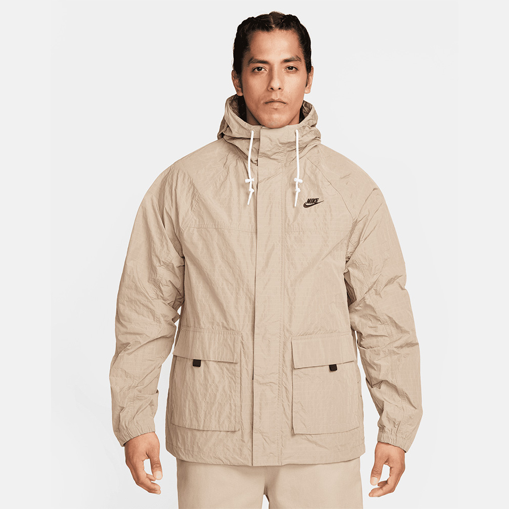 Men's Nike Club Beige Bowline Jacket | EKINSPORT
