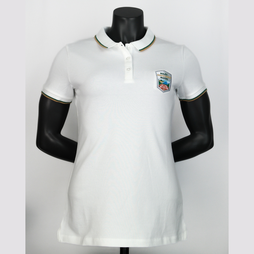 Polo Rolex Monte-Carlo Masters Blanc pour Femme | EKINSPORT